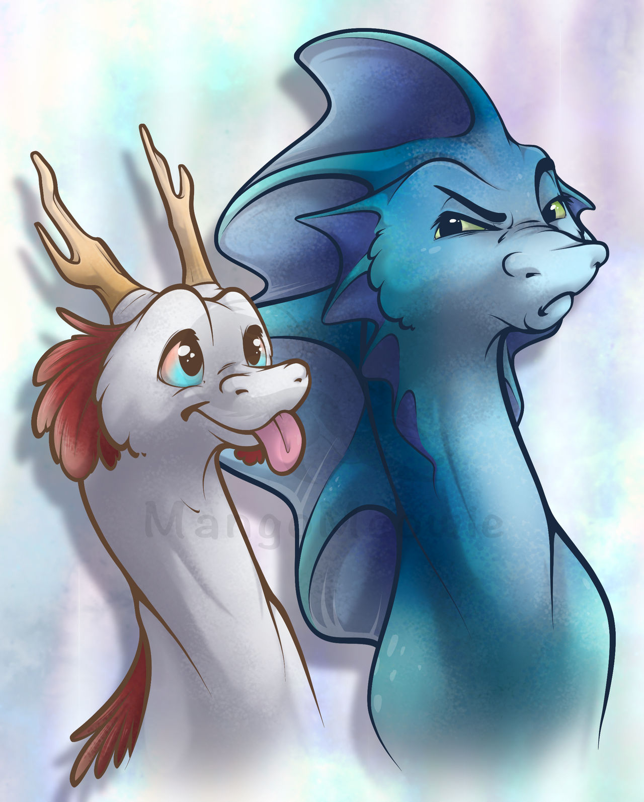 Derpy Dragon By Mangomeowie On Deviantart