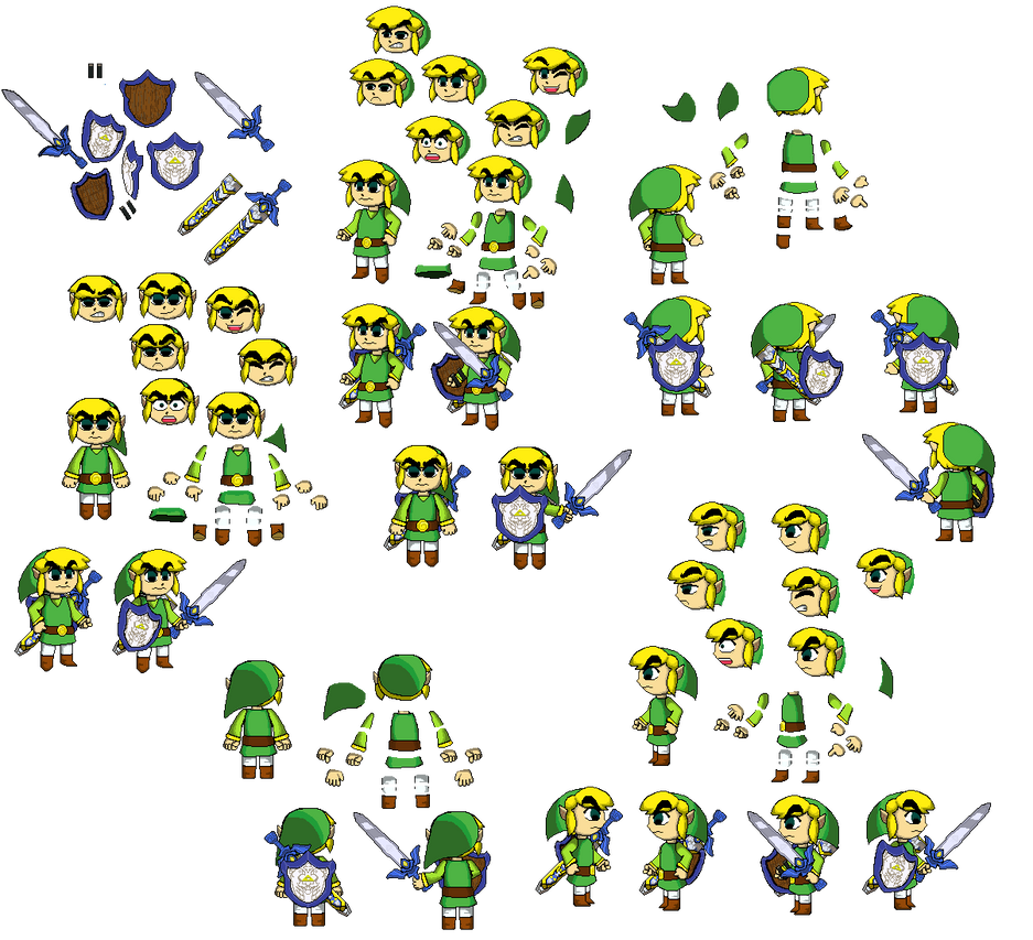 Toon Link Sprite Rig by KJArtBlog on DeviantArt Toon Link Sprite Rig by KJArtBlog on DeviantArt