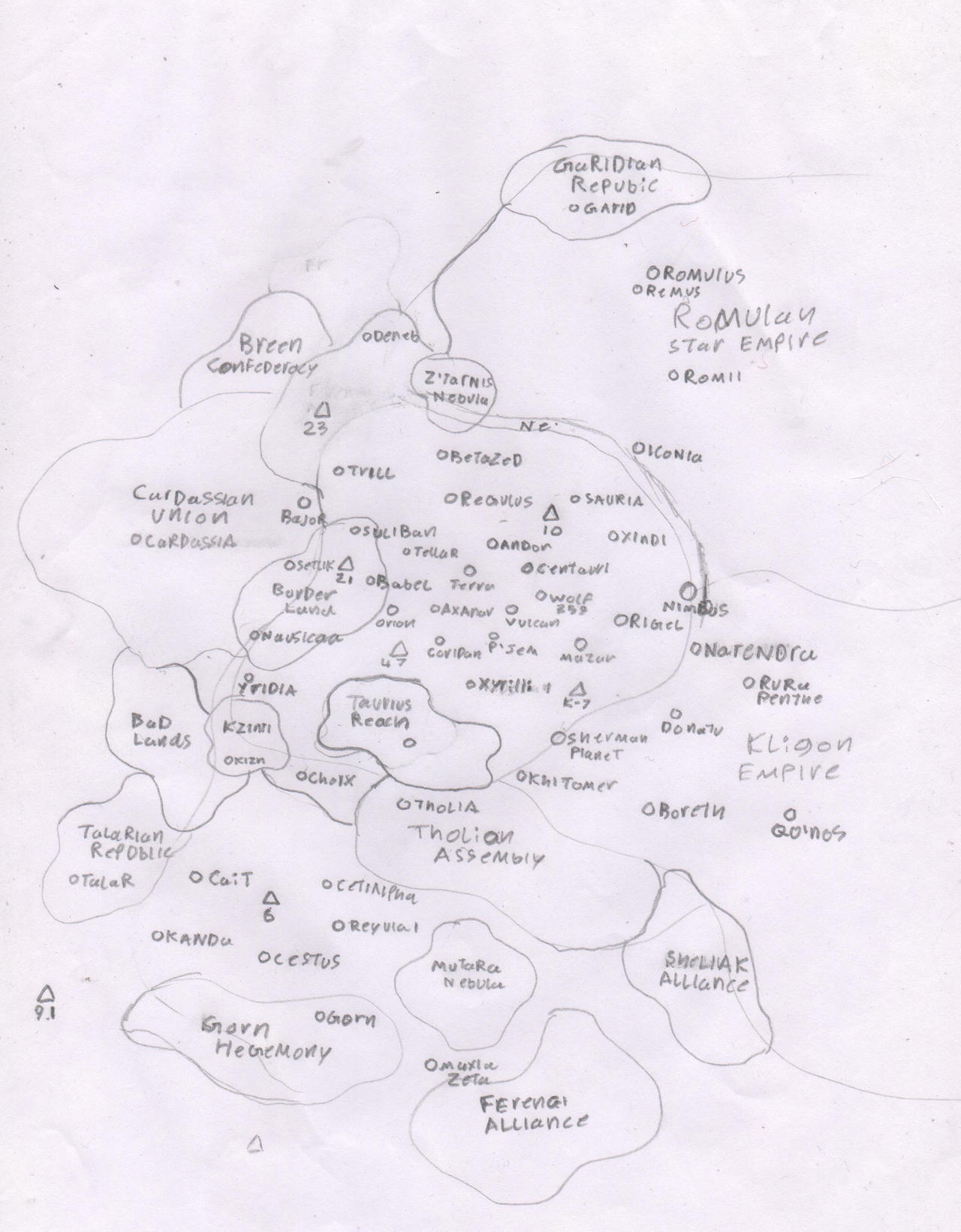 Old Star Trek Map By Captain Forsyth On Deviantart