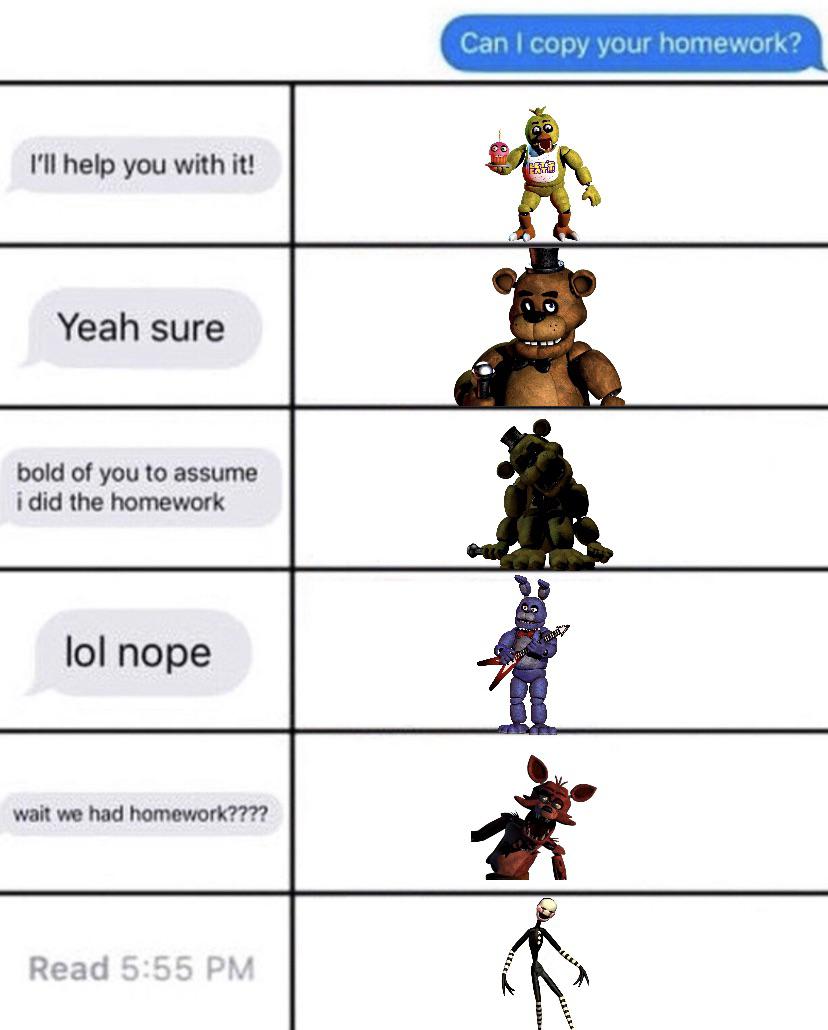 Fnaf Memes By Gdhdhdhdj On Deviantart
