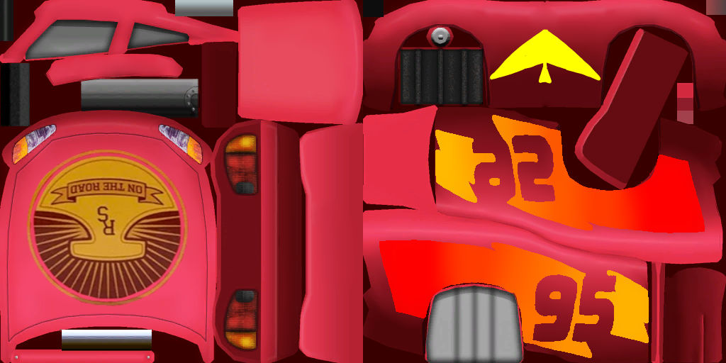 Lightning Mcqueen Textures Body On The Road By Kylewithem On Deviantart