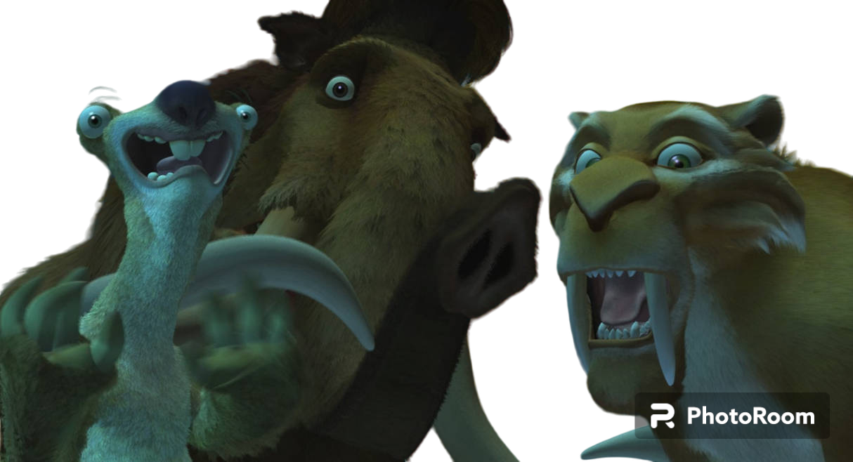 Sid Manny And Diego Screams Png By Kylewithem On Deviantart