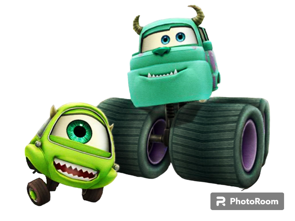 Monster Truck Mike And Sulley Render By Kylewithem On Deviantart