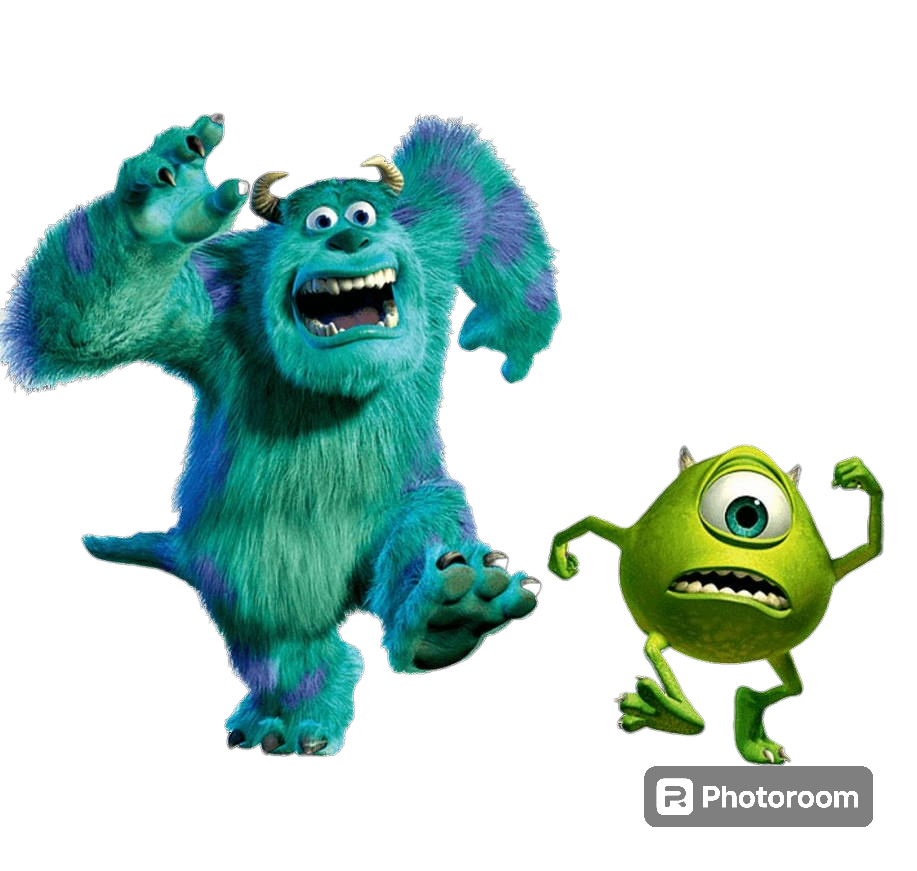 Mike And Sully Running Png By Kylewithem On Deviantart