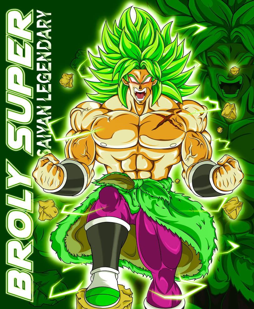 Broly Super Saiyan Legendario By Charlydibujahs On Deviantart