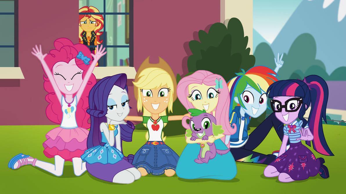 Mlp Eg Mane 7 Legend Of Everfree By Machakar52 On Deviantart