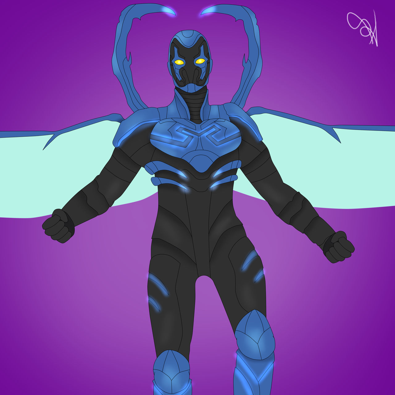 Blue Beetle Fan Art By Rafaelndlartes On Deviantart