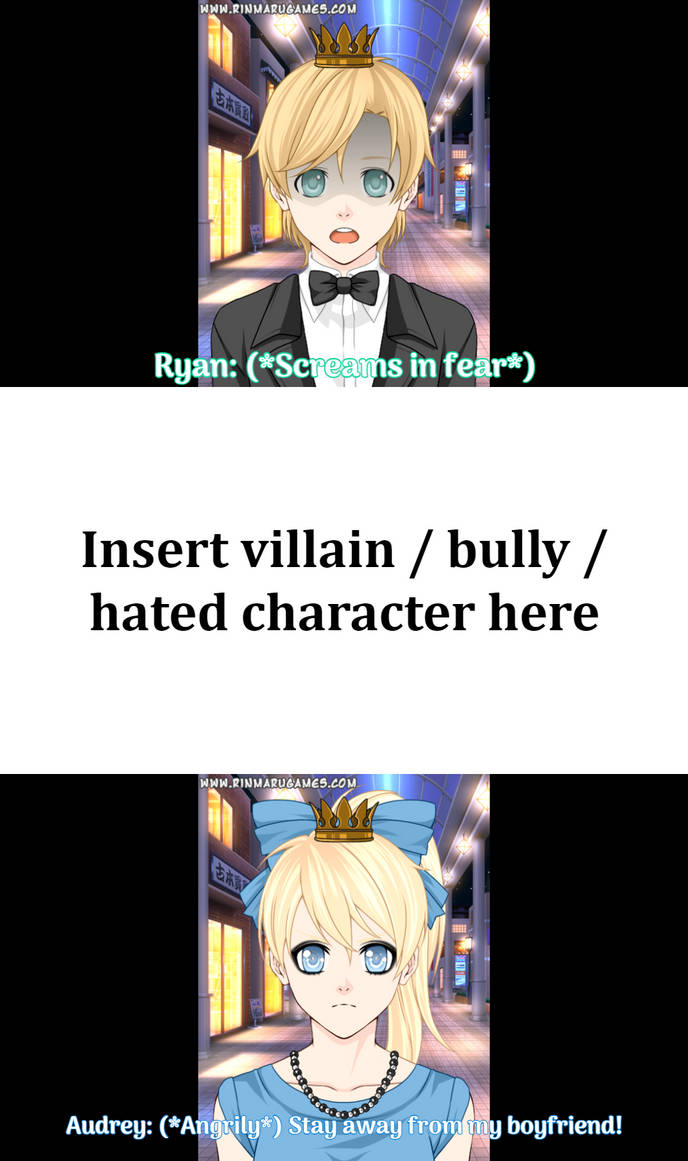 Audrey protects Ryan from which villain by Lady66647 on DeviantArt Audrey protects Ryan from which villain by Lady66647 on DeviantArt