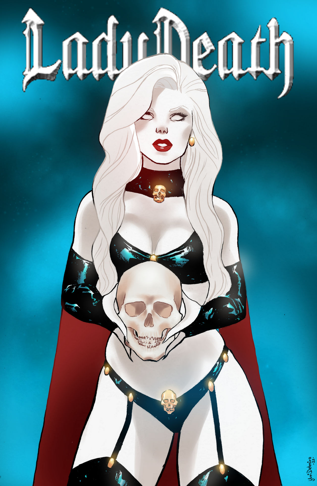 Lady Death Digital Art by yuridelmirocomicart on DeviantArt Lady Death Digital Art by yuridelmirocomicart on DeviantArt