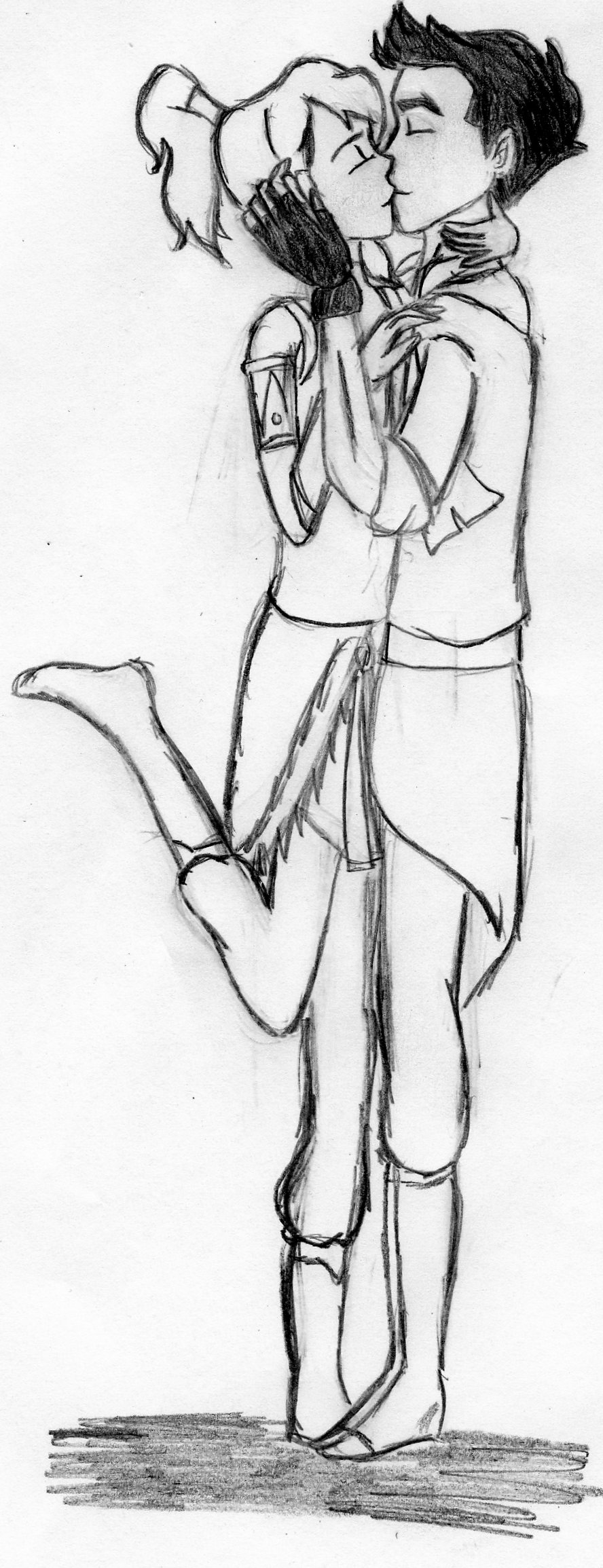 Korra And Mako Kiss By Alli2345 On Deviantart