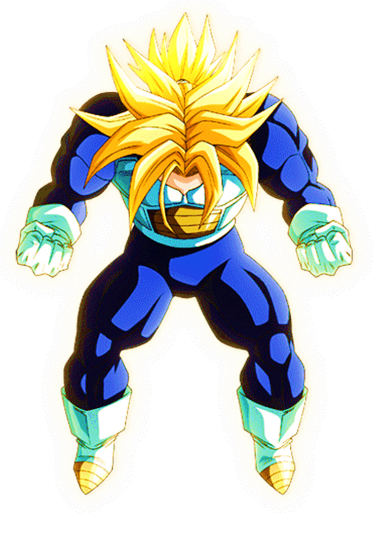 Super Saiyan Grade 2 Future Trunks Dokkan Render By Princeofdbzgames On