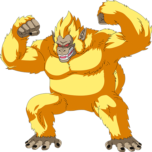 Golden Great Ape Dokkan Battle Render 3 By Princeofdbzgames On Deviantart