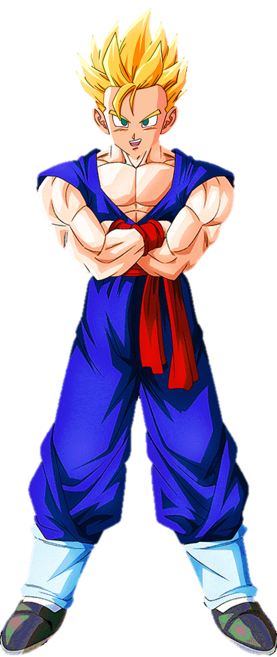 Super Saiyan Adult Gohan Render By Princeofdbzgames On Deviantart