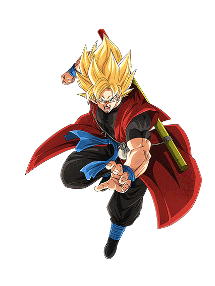 Super Saiyan Xeno Goku Dokkan Battle Render By Princeofdbzgames On