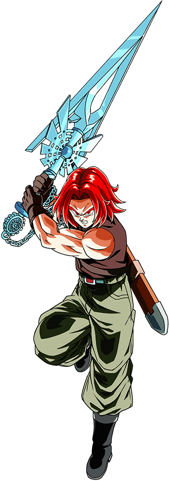 Super Saiyan God Xeno Trunks Dokkan Render By Princeofdbzgames On