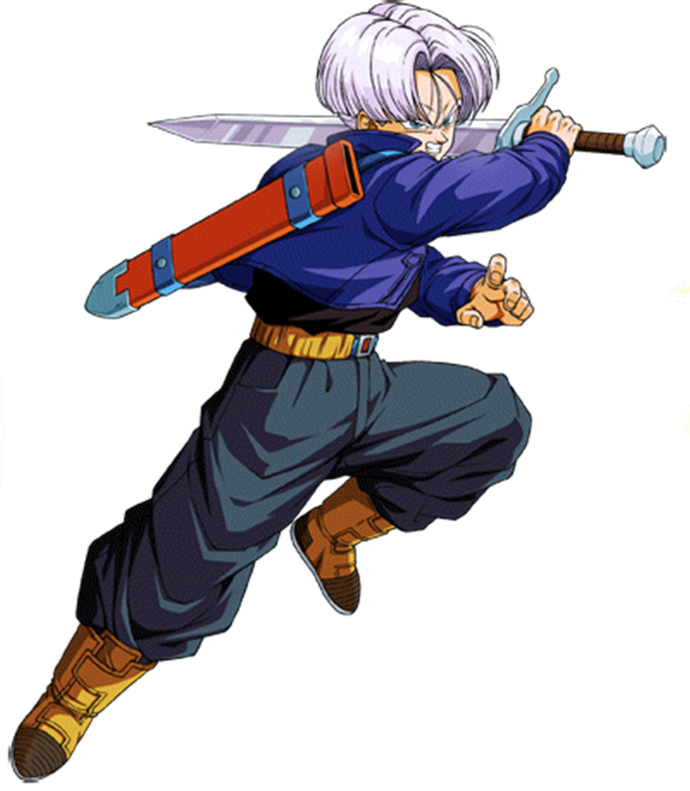 Future Teen Trunks Dokkan Battle Render By Princeofdbzgames On Deviantart