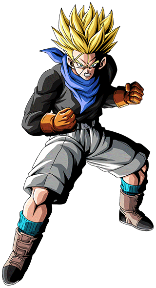 Super Saiyan Gt Trunks Dokkan Battle Render 2 By Princeofdbzgames On