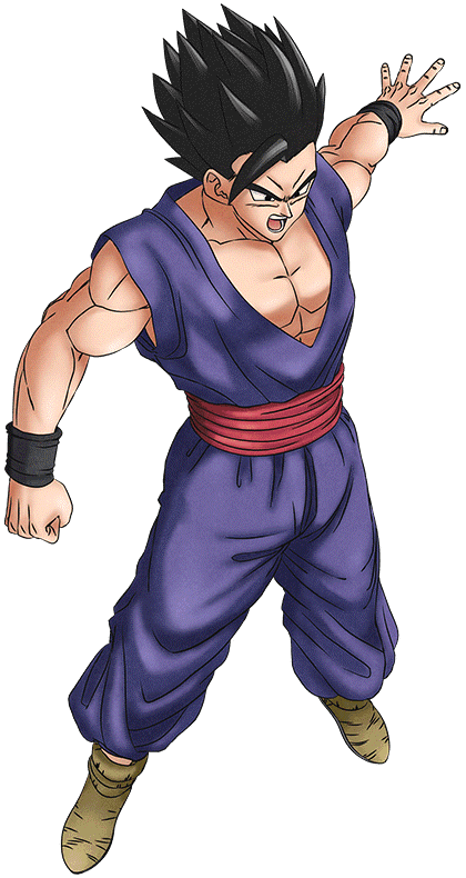 Ultimate Gohan Super Hero Dokkan Battle Render 2 By Princeofdbzgames