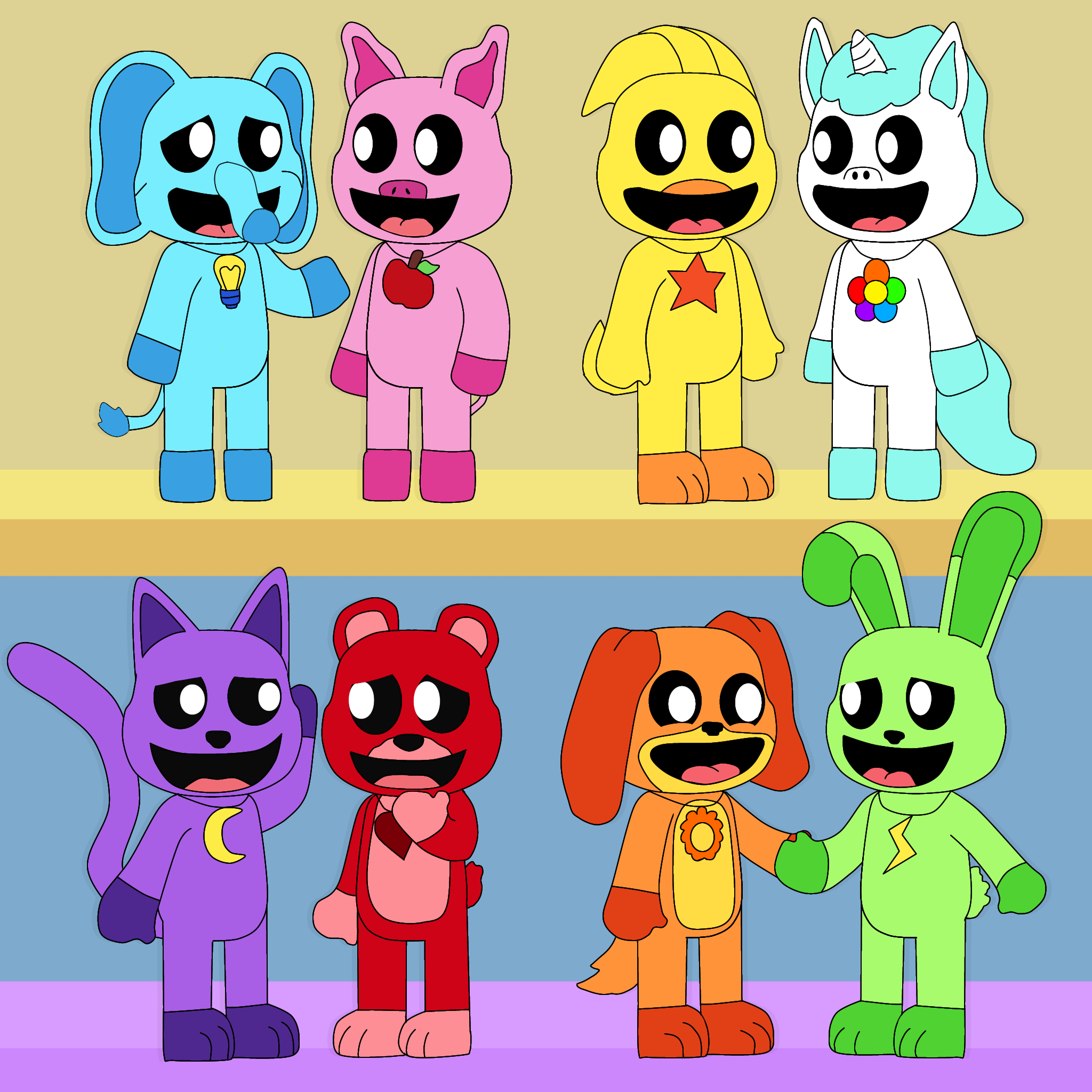 Smiling Critters Love By Flippyxxxx On Deviantart