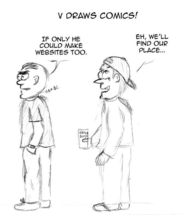 V makes comics by MaJuV on DeviantArt