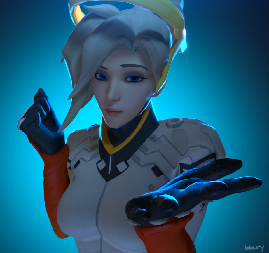 Mercy Overwatch By Blaury On Deviantart
