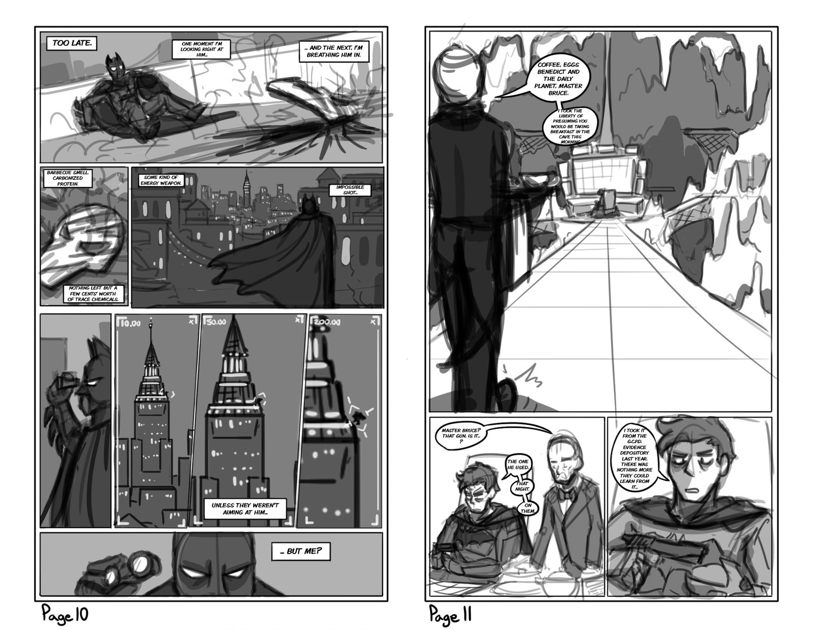 A Batman Story Pages 10 11 By Thedracojayproduct On Deviantart