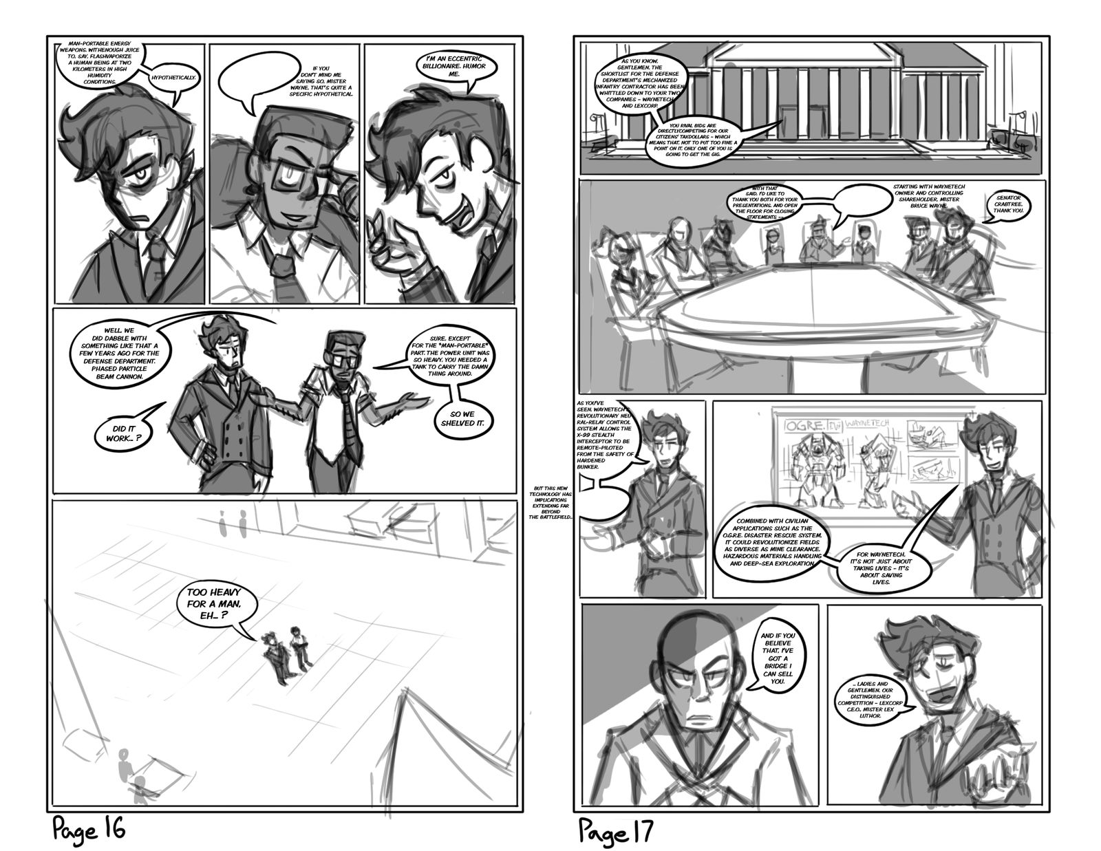 A Batman Story Pages 16 17 By Thedracojayproduct On Deviantart
