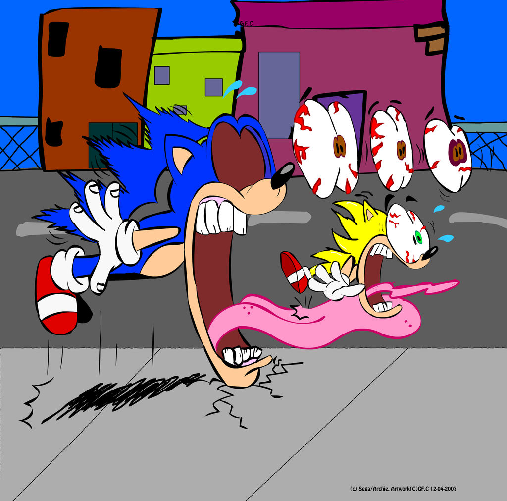 wild take Sonic cleaned up by spongefox on DeviantArt