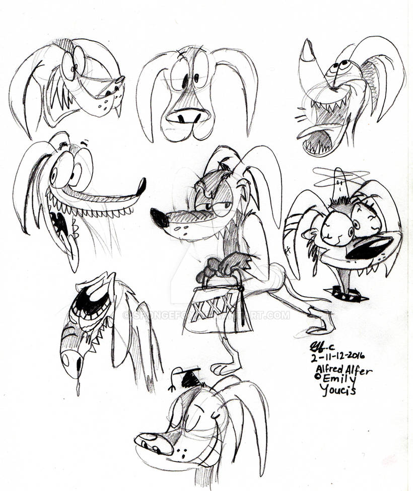 Alfred Alfer Sketch A Madoodles By Spongefox On Deviantart