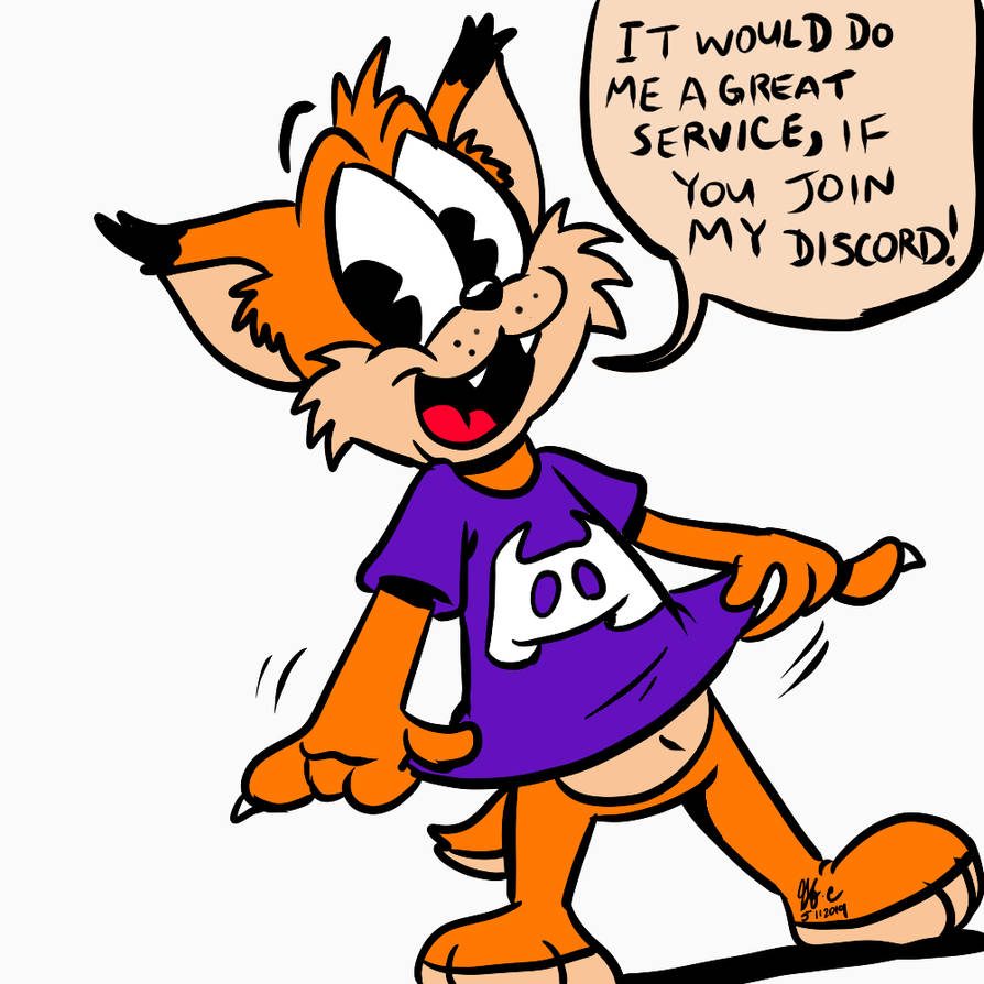 Discord Bubsy By Spongefox On Deviantart