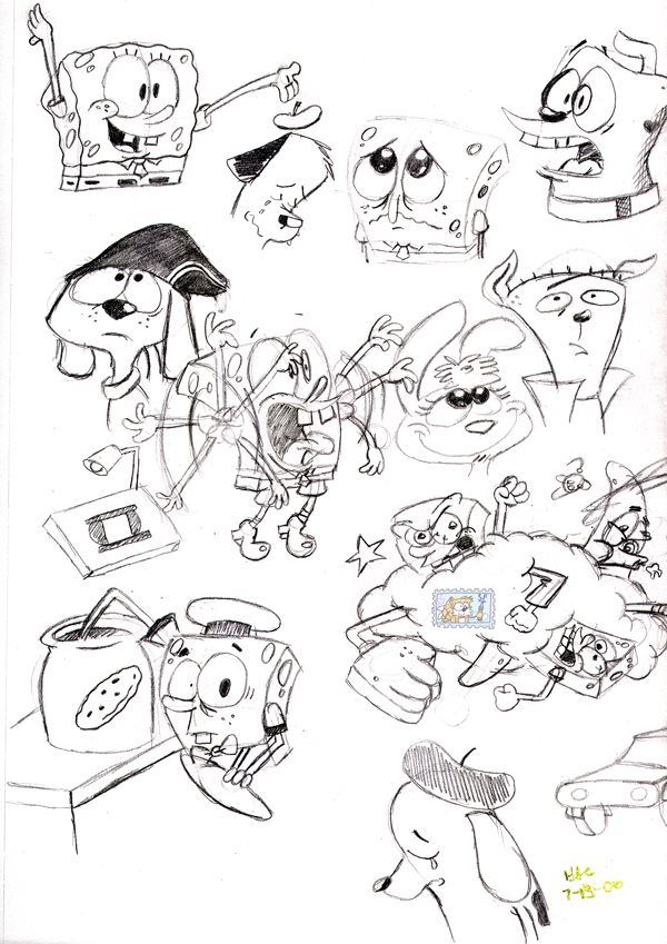 more sketches by spongefox on DeviantArt