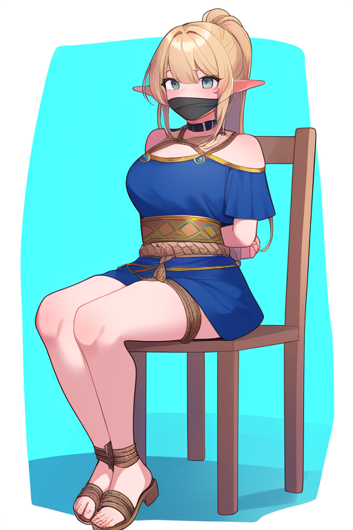 Elf Woman Bound And Gagged 50 By Demonleonhart On Deviantart