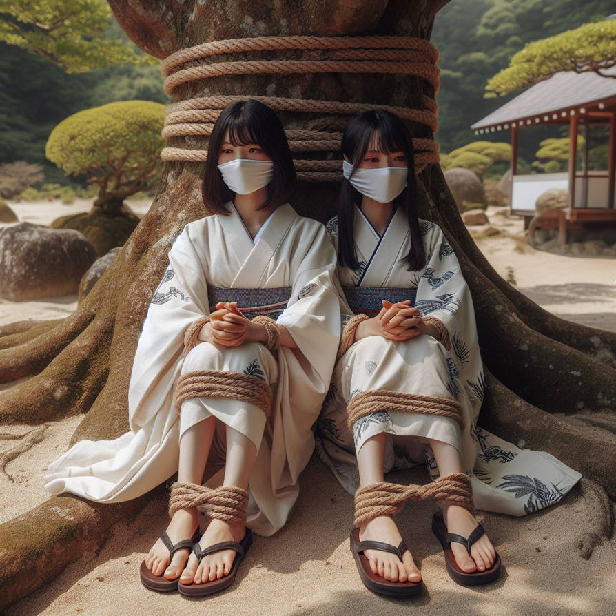 Two Japanese Women Tied And Gagged 3 By Estebancriserz On Deviantart