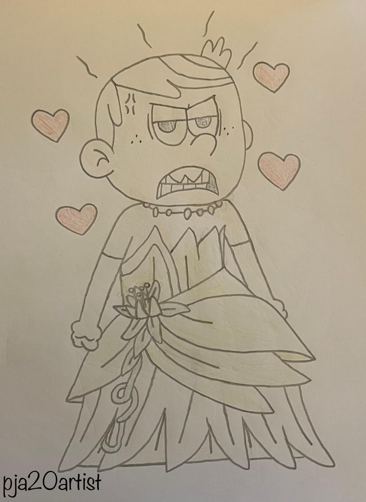 Lincoln Loud As Princess Tiana By Pja Productions On Deviantart