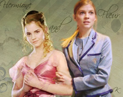 Hermione x Fleur - femmeslash by Axiniana on DeviantArt