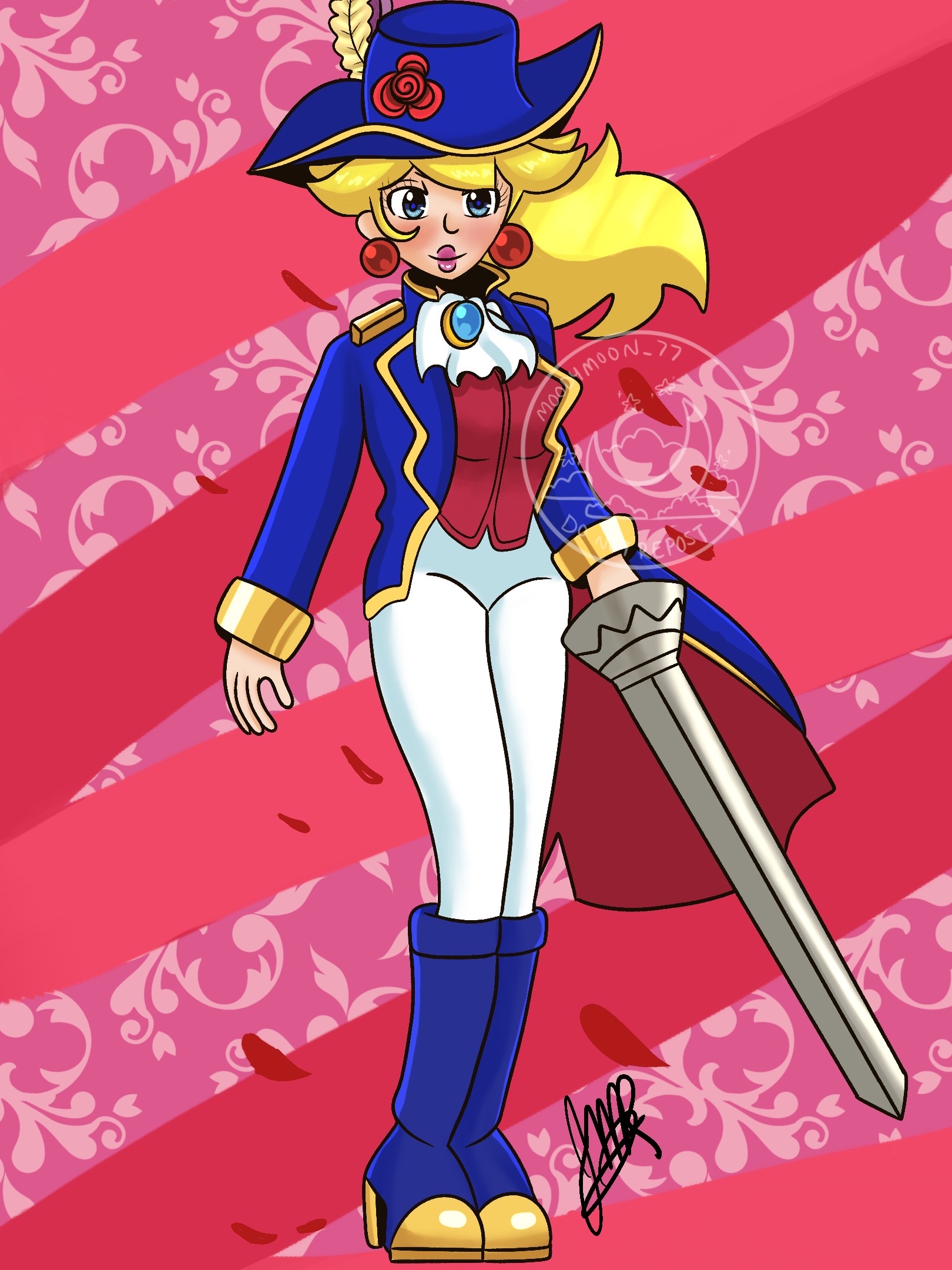 Sword Fighter Peach By Moodymoon77 On Deviantart