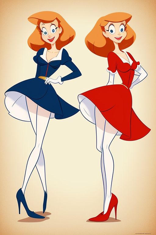 Tex Avery Style Twins By Dj5c On Deviantart