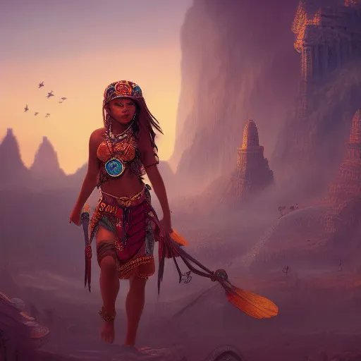 Aztec Girl By Zwmw1990x On Deviantart