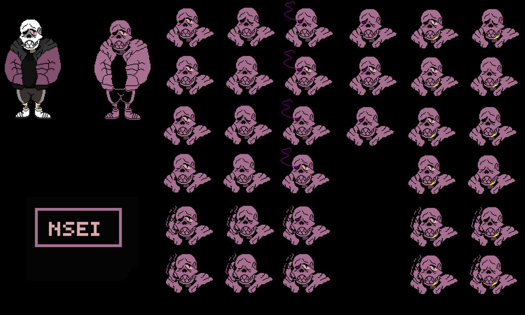 Swapfell Papyrus Sprite By Nsei1903 On Deviantart