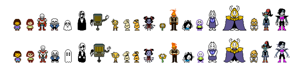Undertale Overworld Sprites V2 By Nsei1903 On Deviantart
