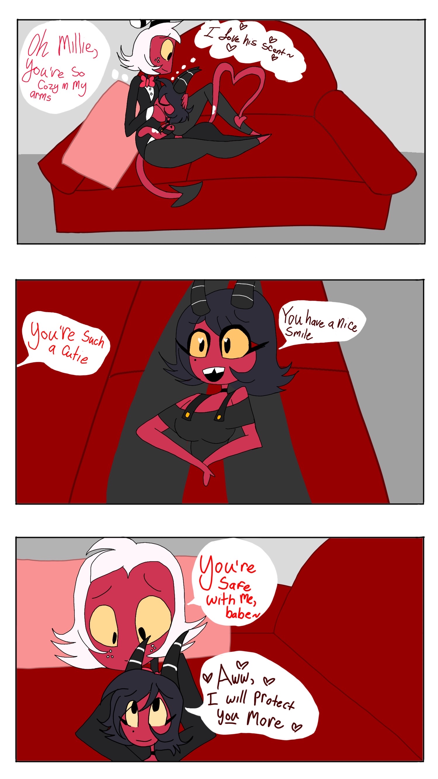 Moxxie X Loona Comic Dub Helluva Boss Youtube