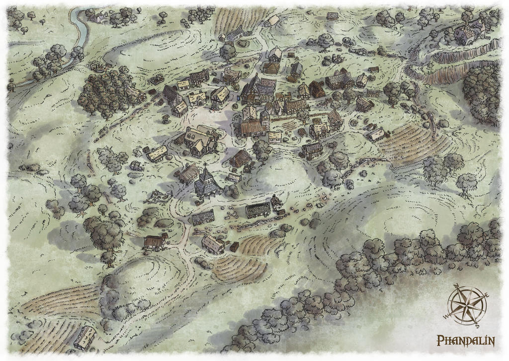 The village of Phandalin by Scarecrovv on DeviantArt The village of Phandalin by Scarecrovv on DeviantArt