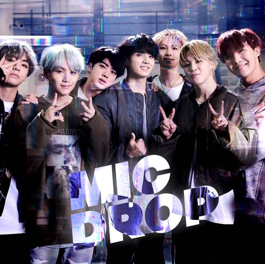 Bts Mic Drop Remix Single Cover By Rosbifpop On Deviantart