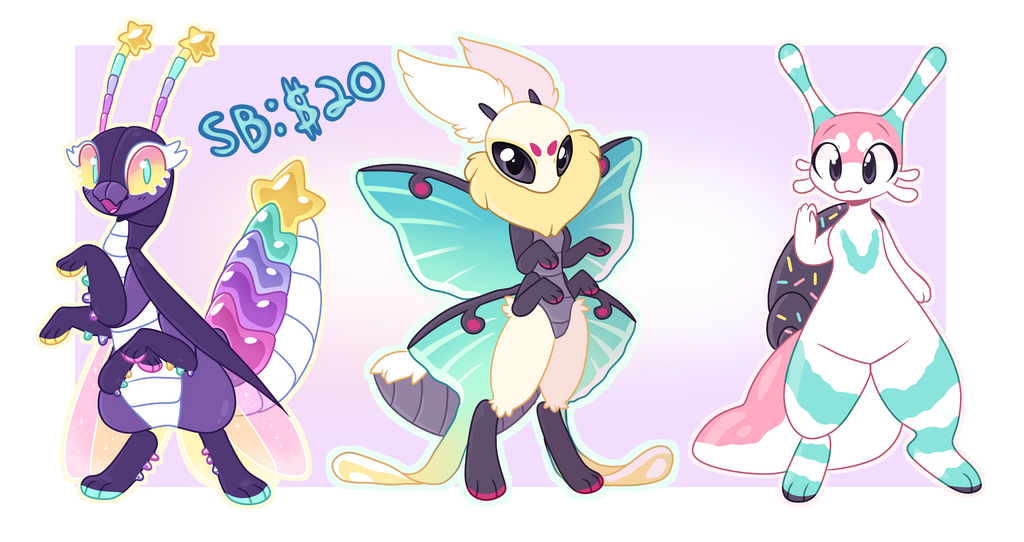 Anthro Bugs Auction Closed By Spindlespice On Deviantart