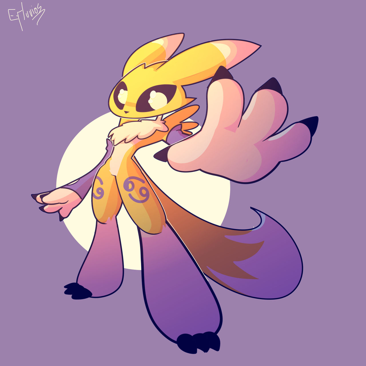 Renamon Fanart By Efluviosart On Deviantart