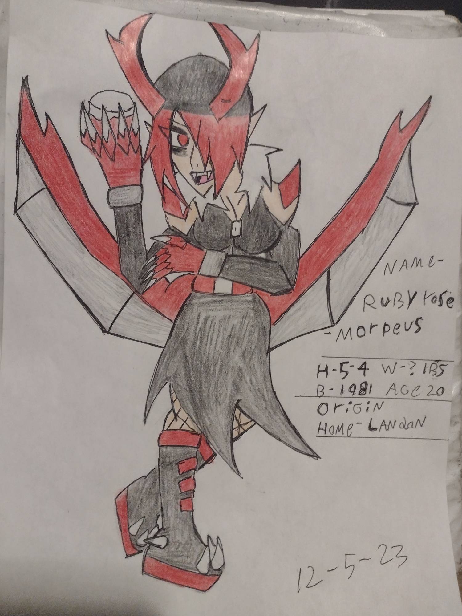 Morpheus The Vampire Ruby Rose Model By Savageneclass7 On Deviantart