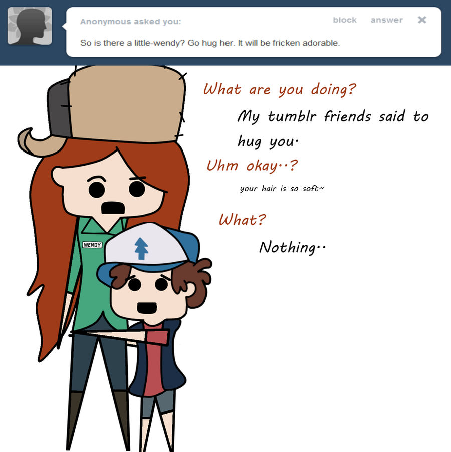 Question 24 Is There A Little Wendy Hug Her By Ask Little Dipper On Deviantart