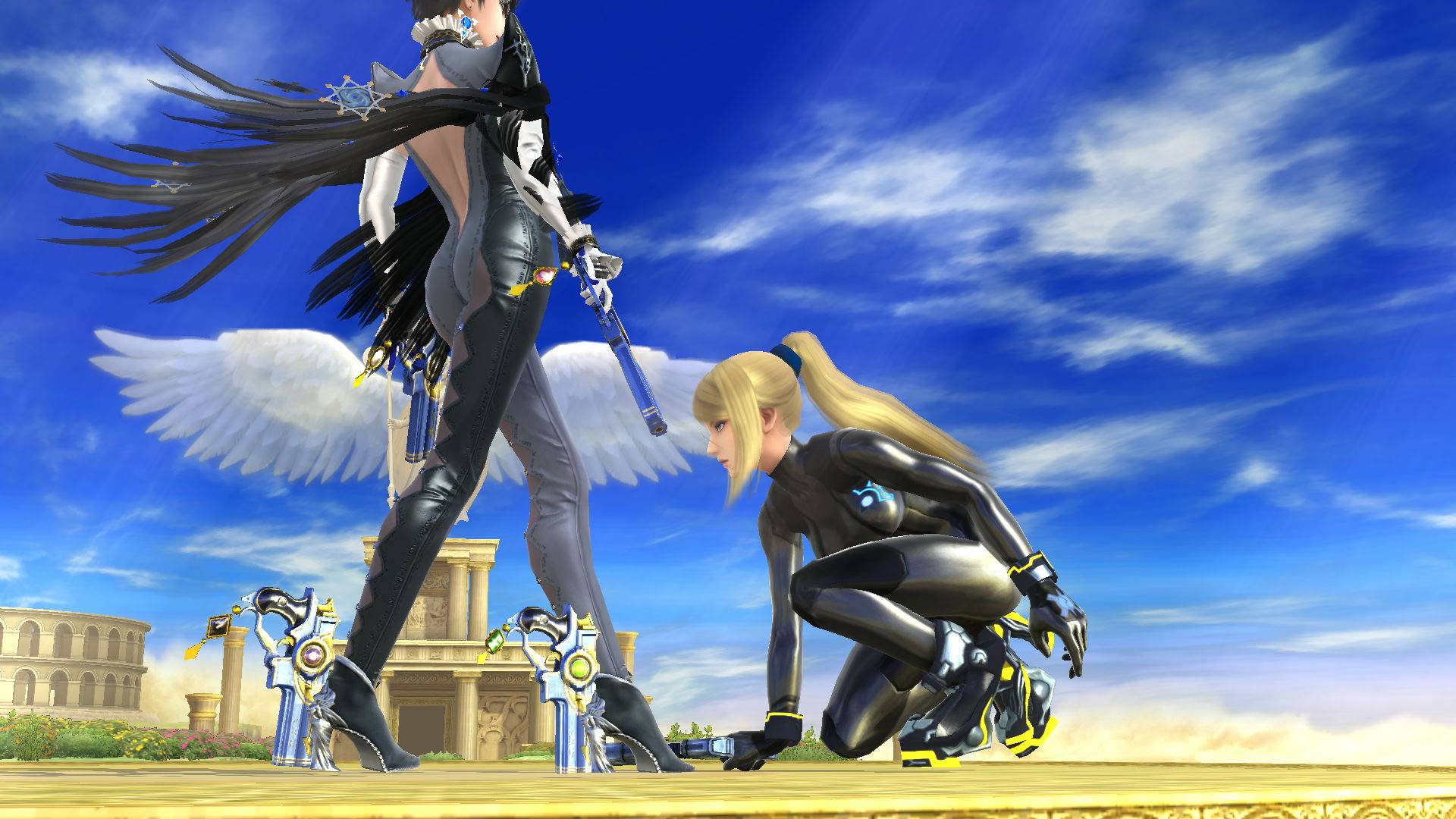 Worshipping Bayonetta In Dark Leather By Thesenpaiartist026 On Deviantart