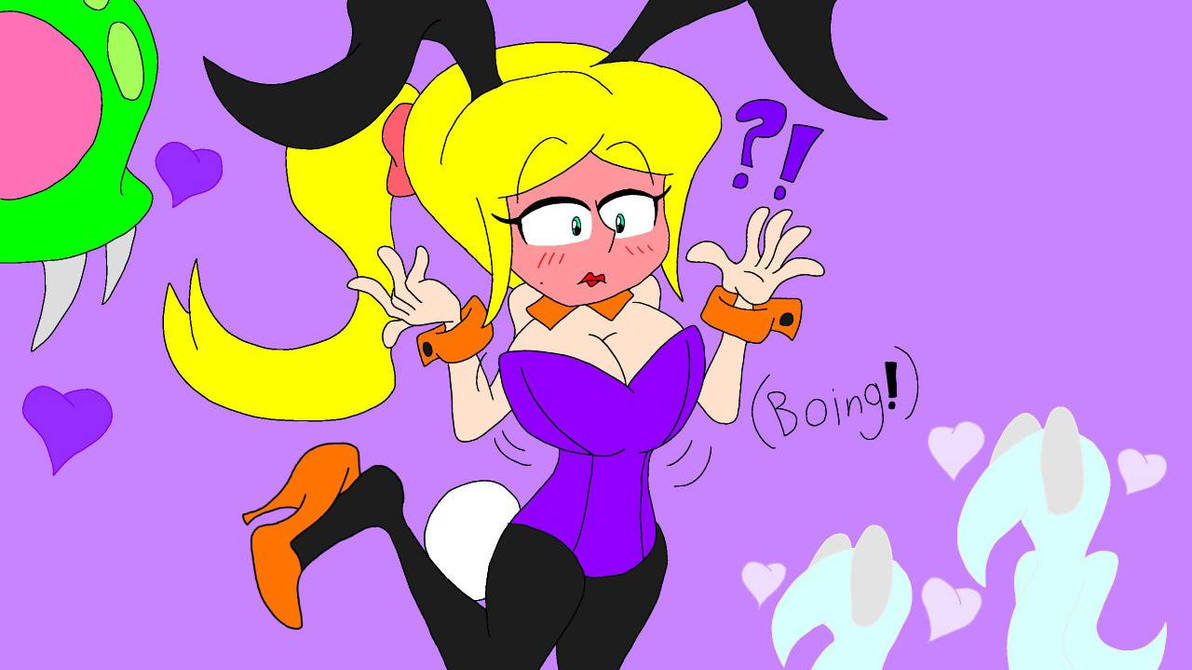 Embarrassed Halloween Bunny Samus By Thesenpaiartist026 On Deviantart