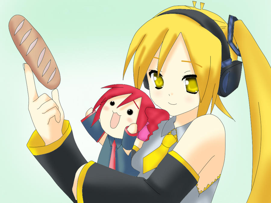 Neru Akita Vocaloid Teto Kasane Utau By Baster037 On Deviantart
